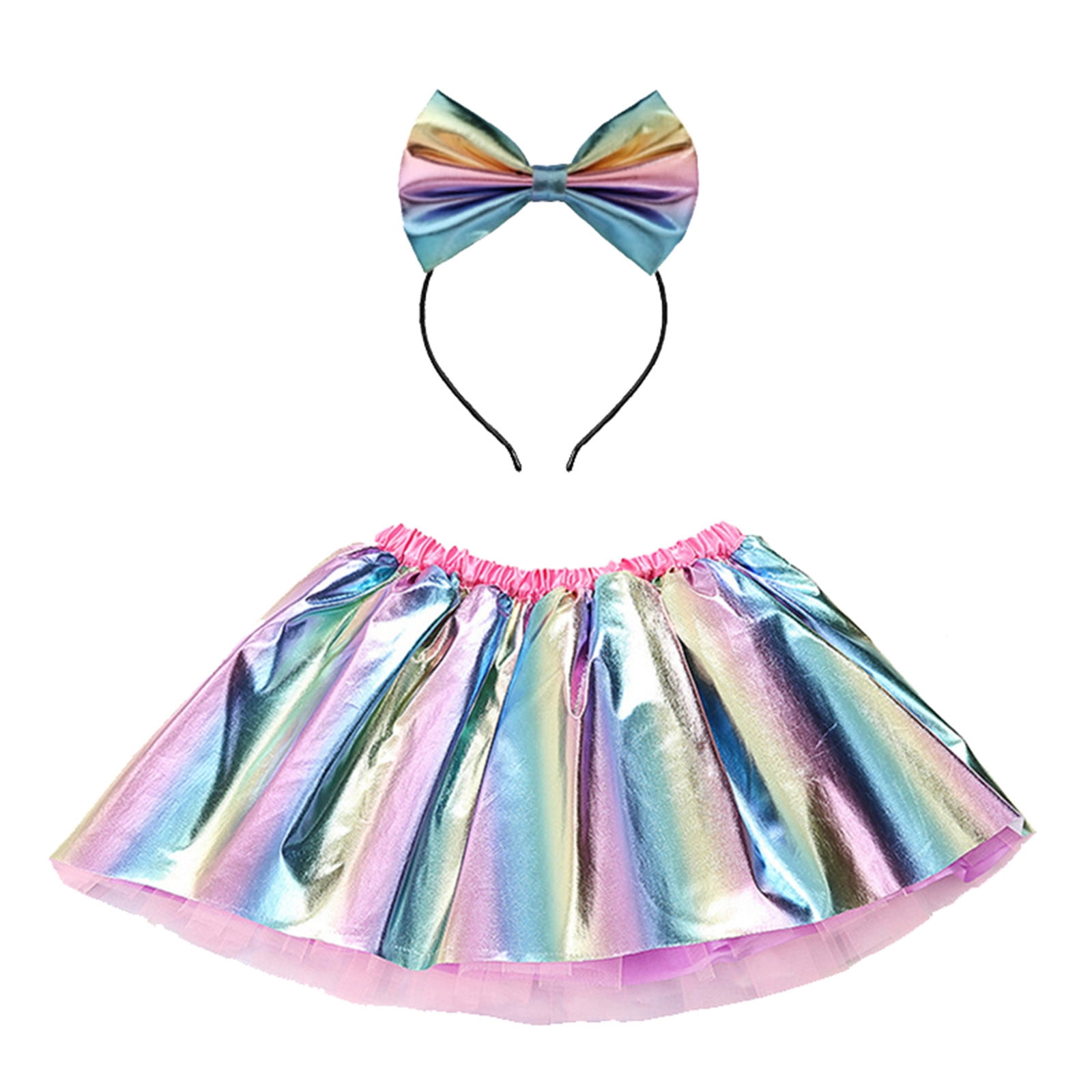 Akiihool Skirts for Girls Layered Tulle Tutu Skirt for Girls Ballet ...