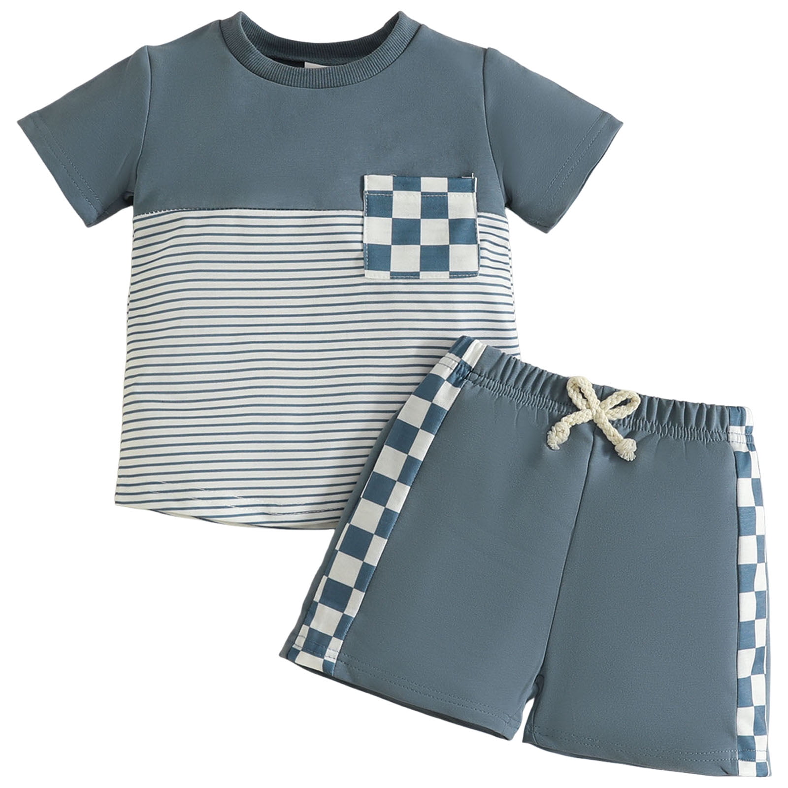 Akiihool Spring Boys Outfit Baby Boy Clothes 3 6 12 18 Months Summer ...