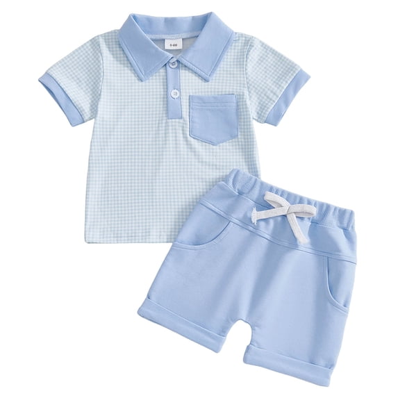 Akiihool Spring Boys Outfit Baby Boy Summer Outfit Striped T-shirt ...