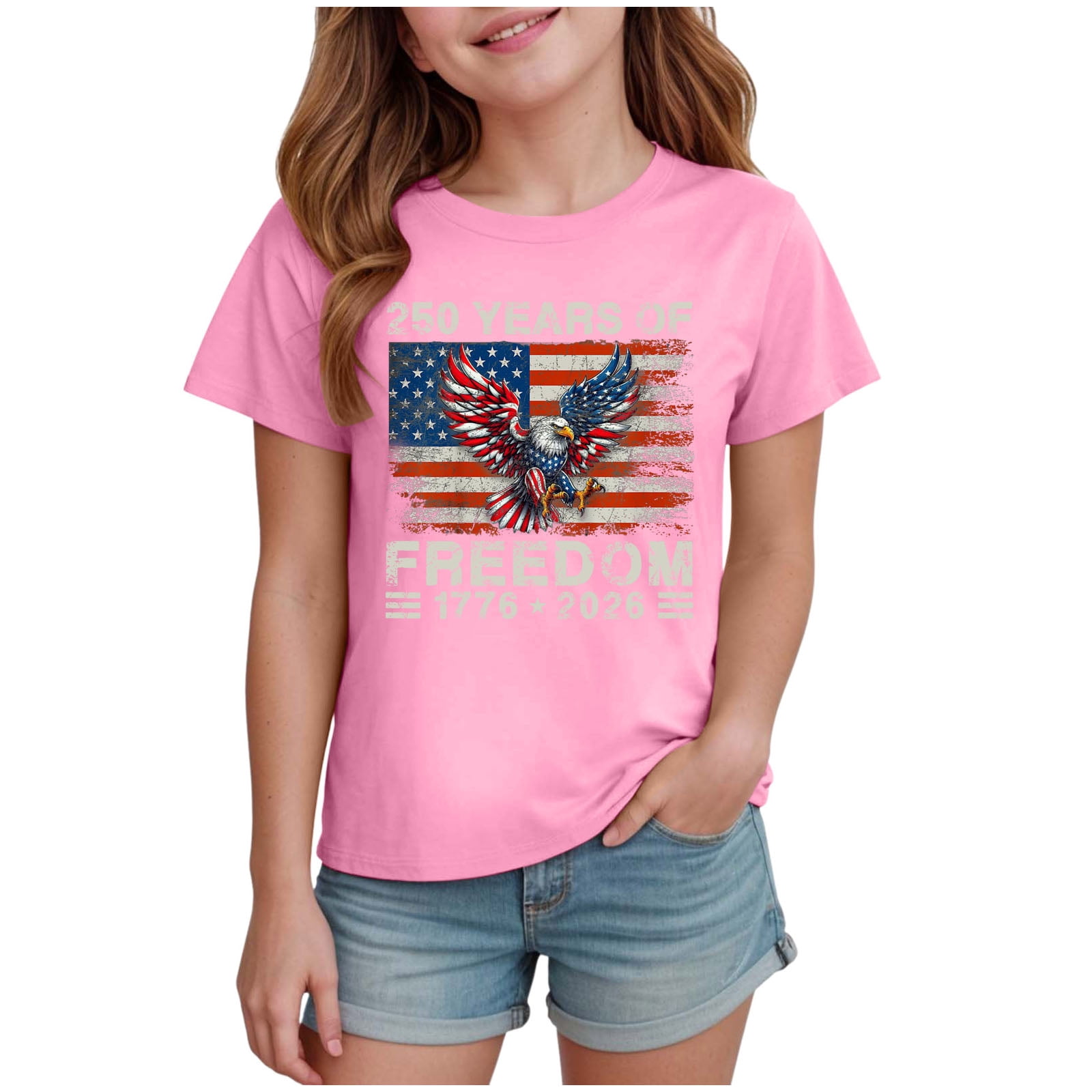 Akiihool Stars and Stripes Shirt Kids Boys 4th of July T-Shirt Kids ...