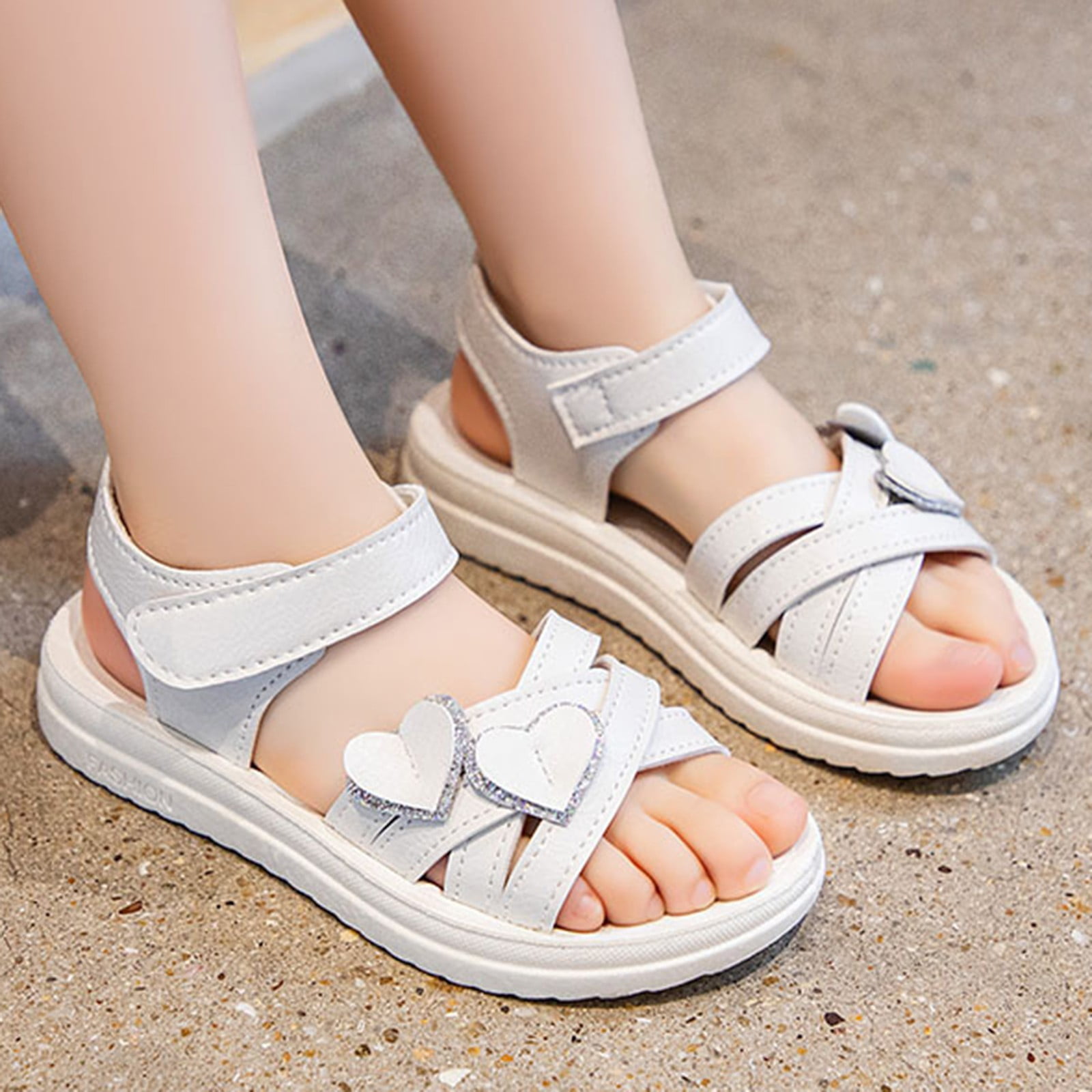 Akiihool Summer Sandals for Baby Girl Comfortable Girls Closed Toe ...