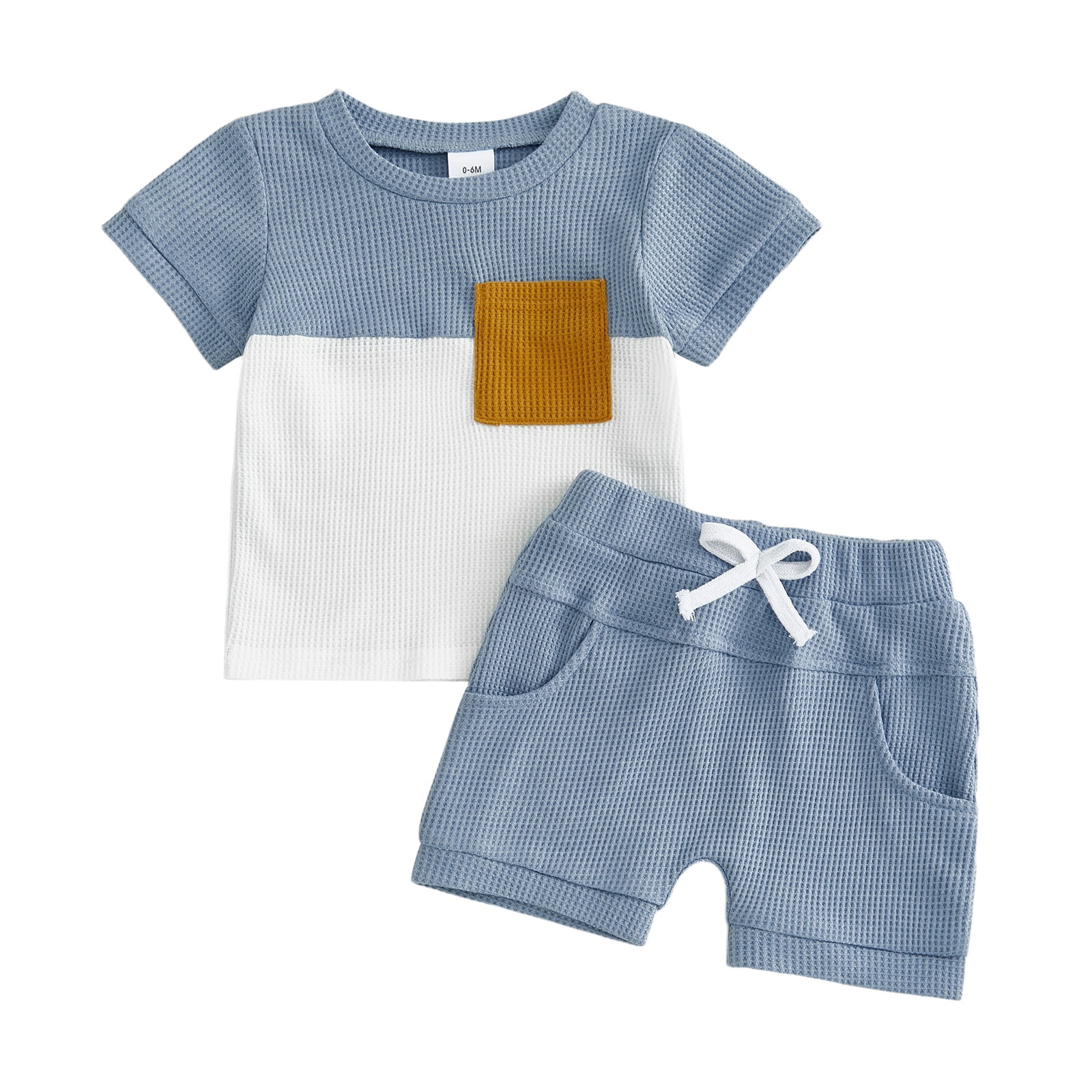 Akiihool Summer Sets Newborn Boys 2 Piece Baby Boy Clothes Set Unisex ...