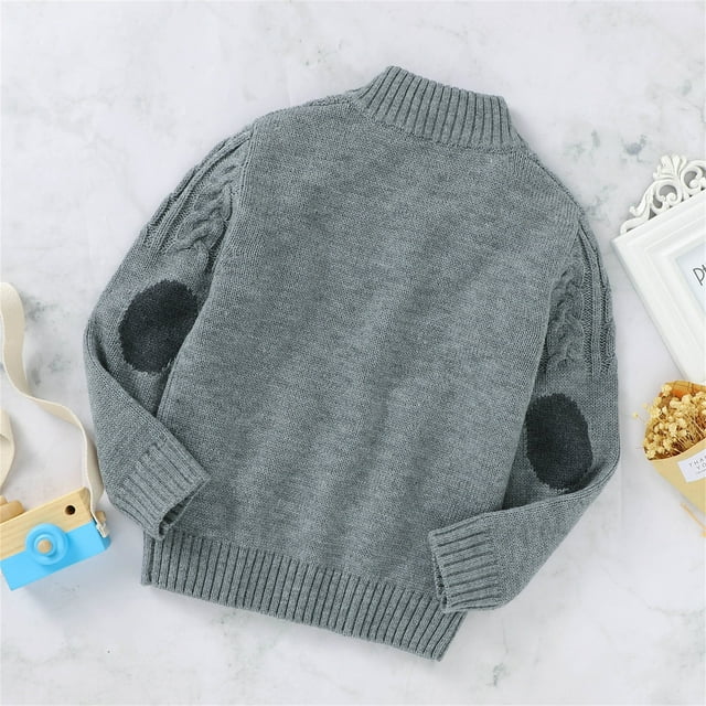 Akiihool Sweater for Boy Winter Boys' Long Sleeve Pullover Sweater Long ...