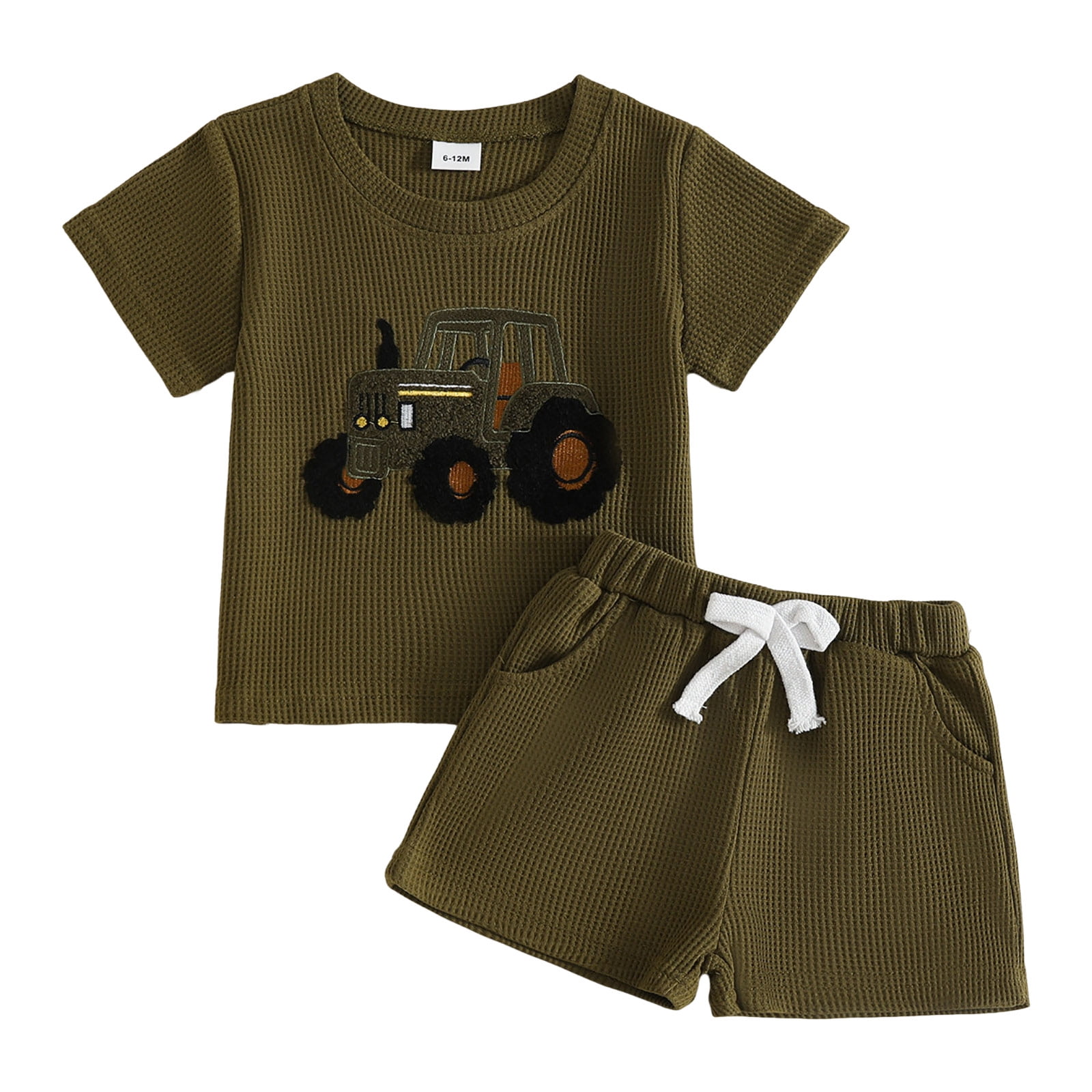 Akiihool Toddler Boy Vacation Outfit Toddler Baby Boy Clothes Summer ...