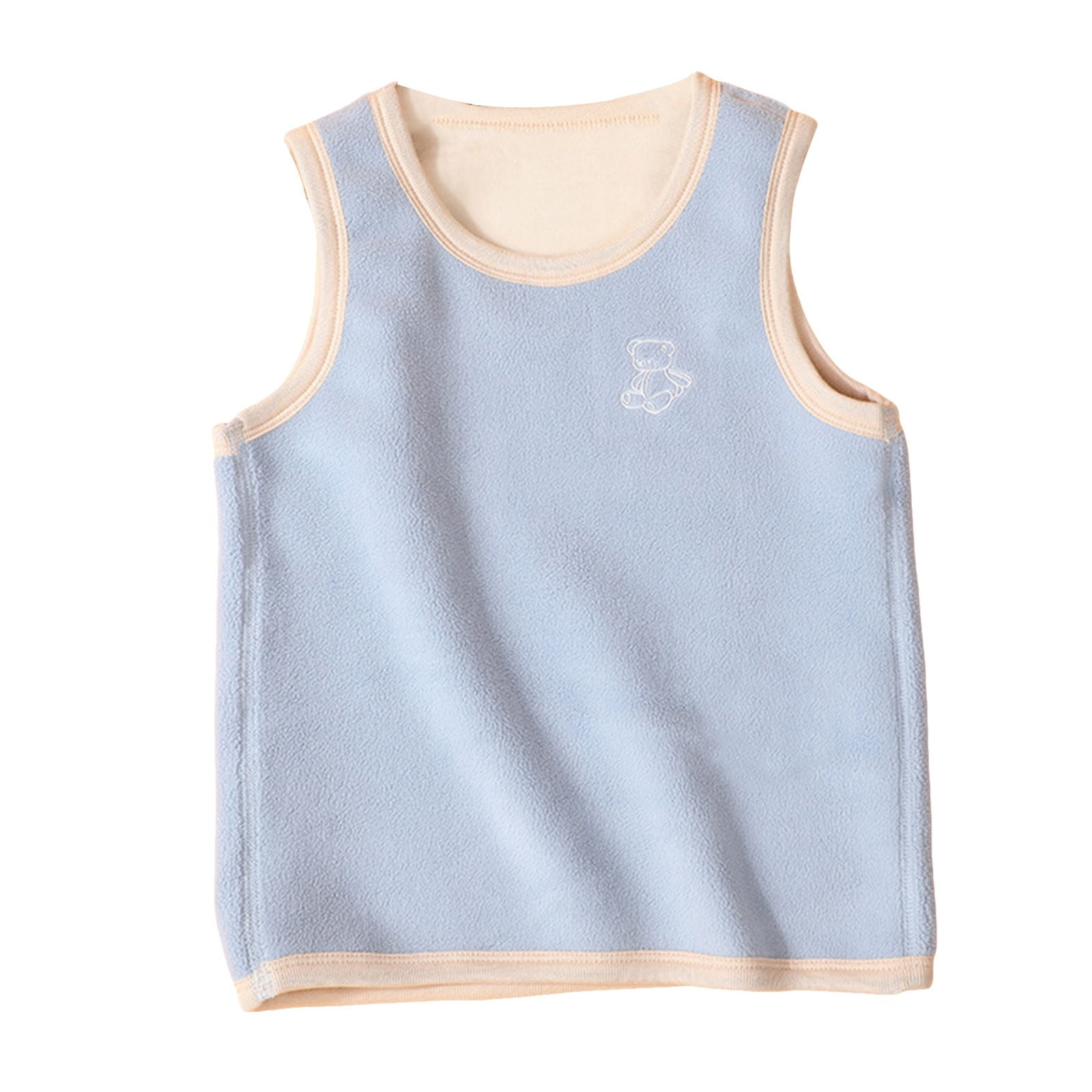 Akiihool Toddler Girl Tank Tops Autumn And Winter Thick Nano Fleece ...