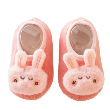 Kids Easter Peeps Plush Bunny Rainbow Slippers (One Size Fits Most ...