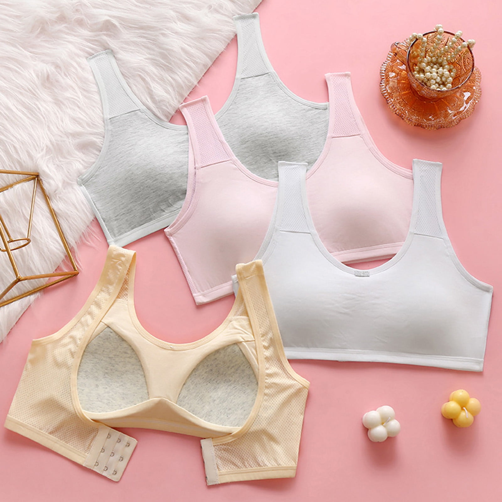 Akiihool Training Bras for Girls Big Girls Bra Comfort Flex Fit ...