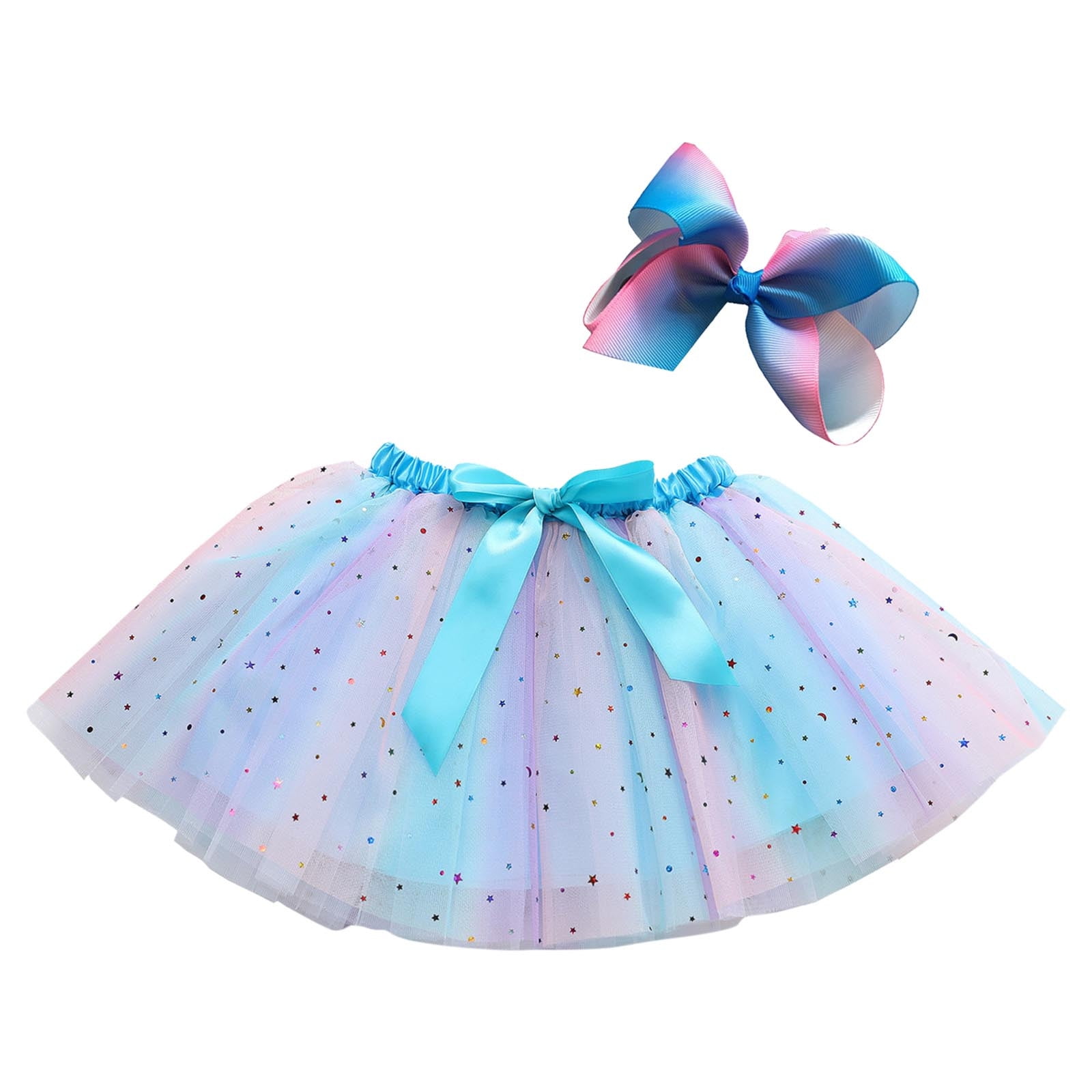 Akiihool Tutu Skirt Tutu Fluffy Dance Ballet Bubble Skirt Puffy Elastic ...