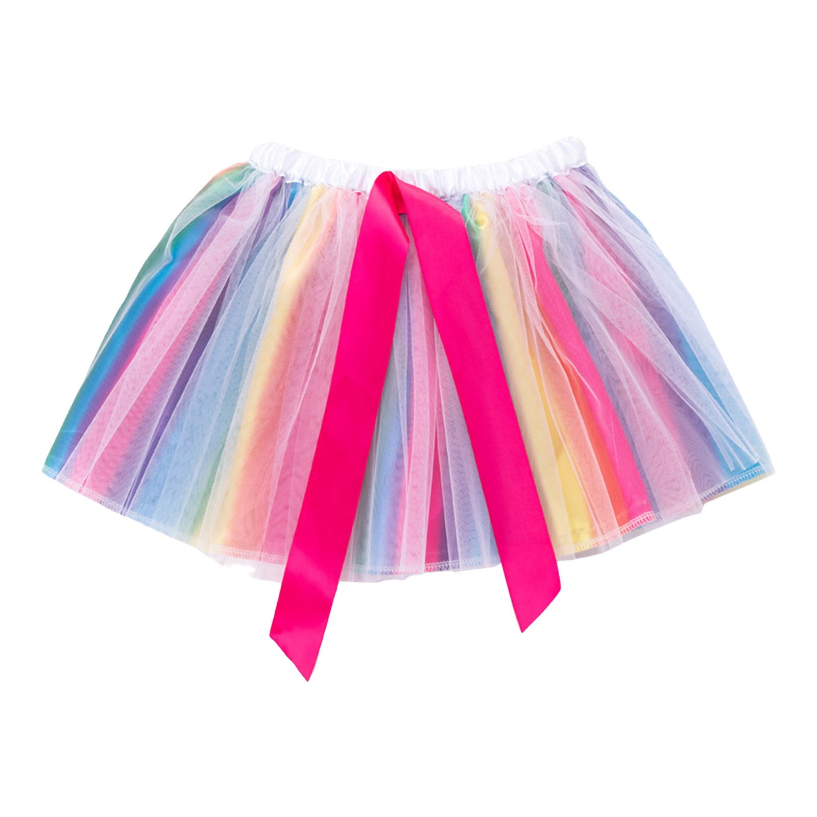 Akiihool Tutu Skirt for Girls Carnival New Kids Girls Tulle Skirts Knee ...