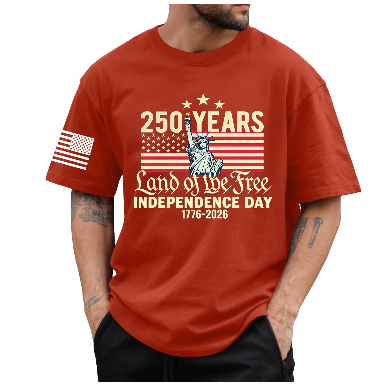 Akiihool Vintage Washed Oversized T Shirt Men's Cotton Crewneck T ...