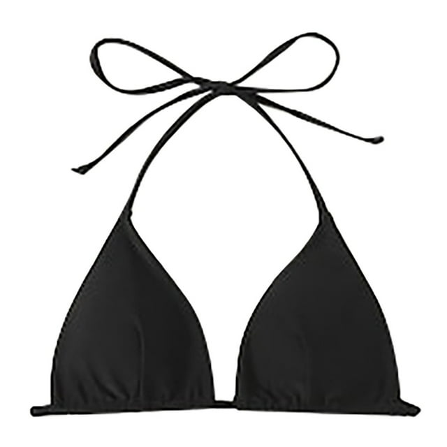 Akiihool Women Triangle Bikini Top String Halter Bathing Suits Top Only ...