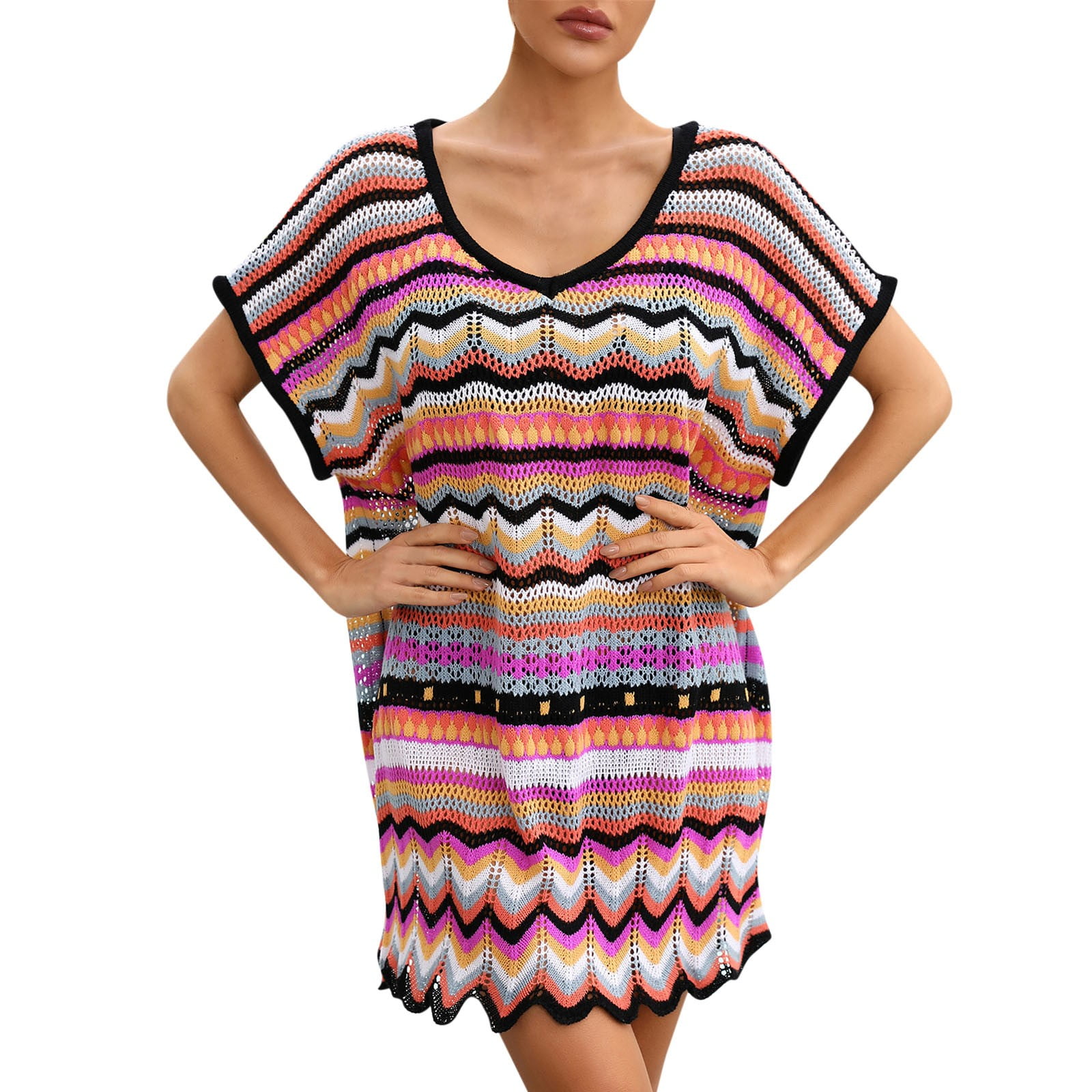Akiihool Womens Beach Cover Ups Crochet Beach Cover Up Summer Bikini