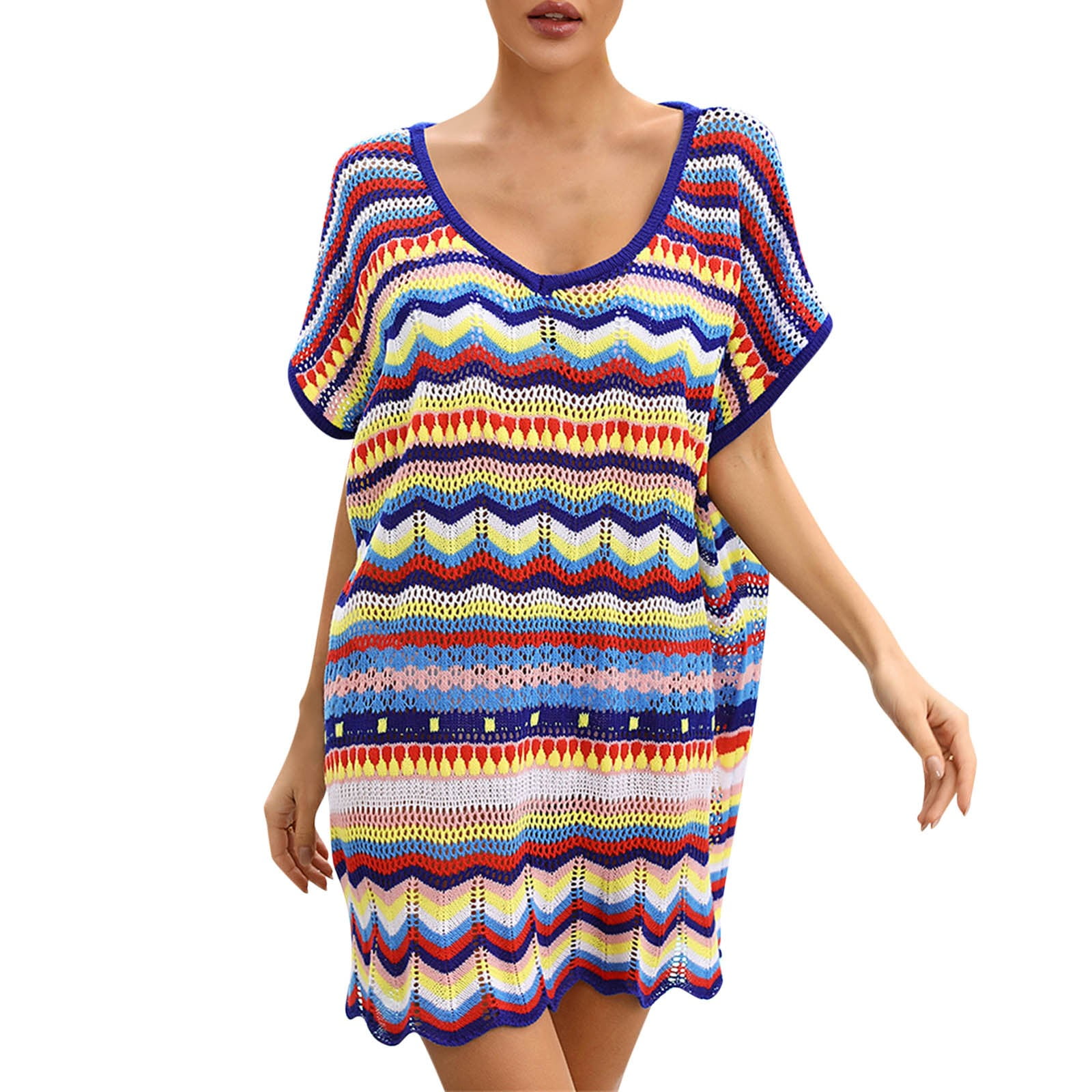 Akiihool Womens Beach Cover Ups Crochet Beach Cover Up Summer Bikini
