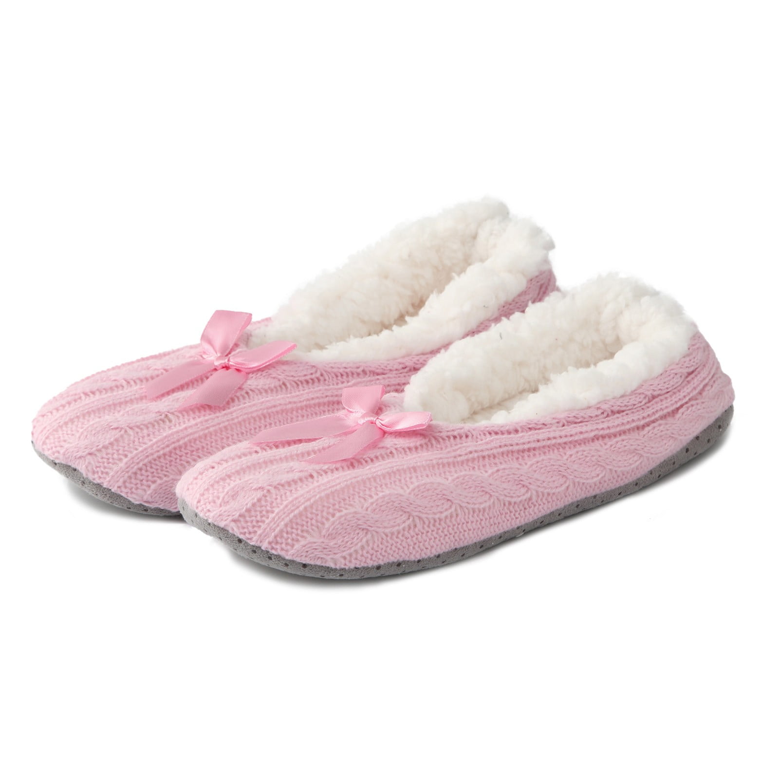 Akiihool Womens Slippers Women's Fuzzy Slippers Cross Band Clog with ...