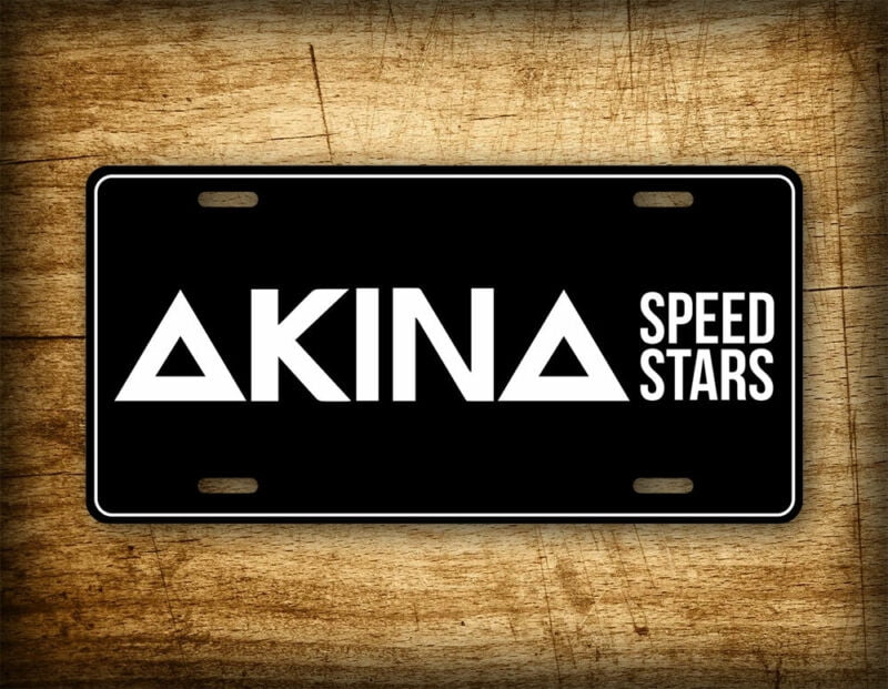 Akina SpeedStars JDM License Plate Initial D Japanese Auto Tag ...