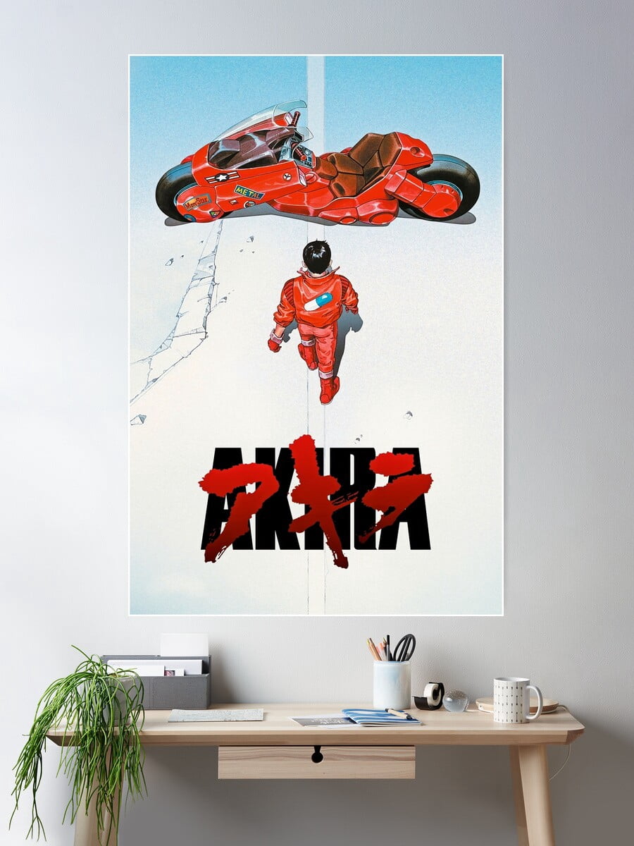 Akira Anime Movie Poster Wall Art, Modern Wall Decor For Living Room ...