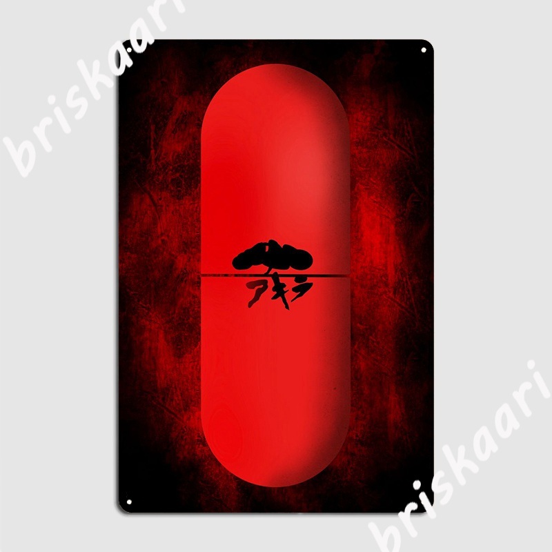 Akira Metal Sign Pub Garage Create Pub Plaques Tin Sign Posters Size: 8 ...