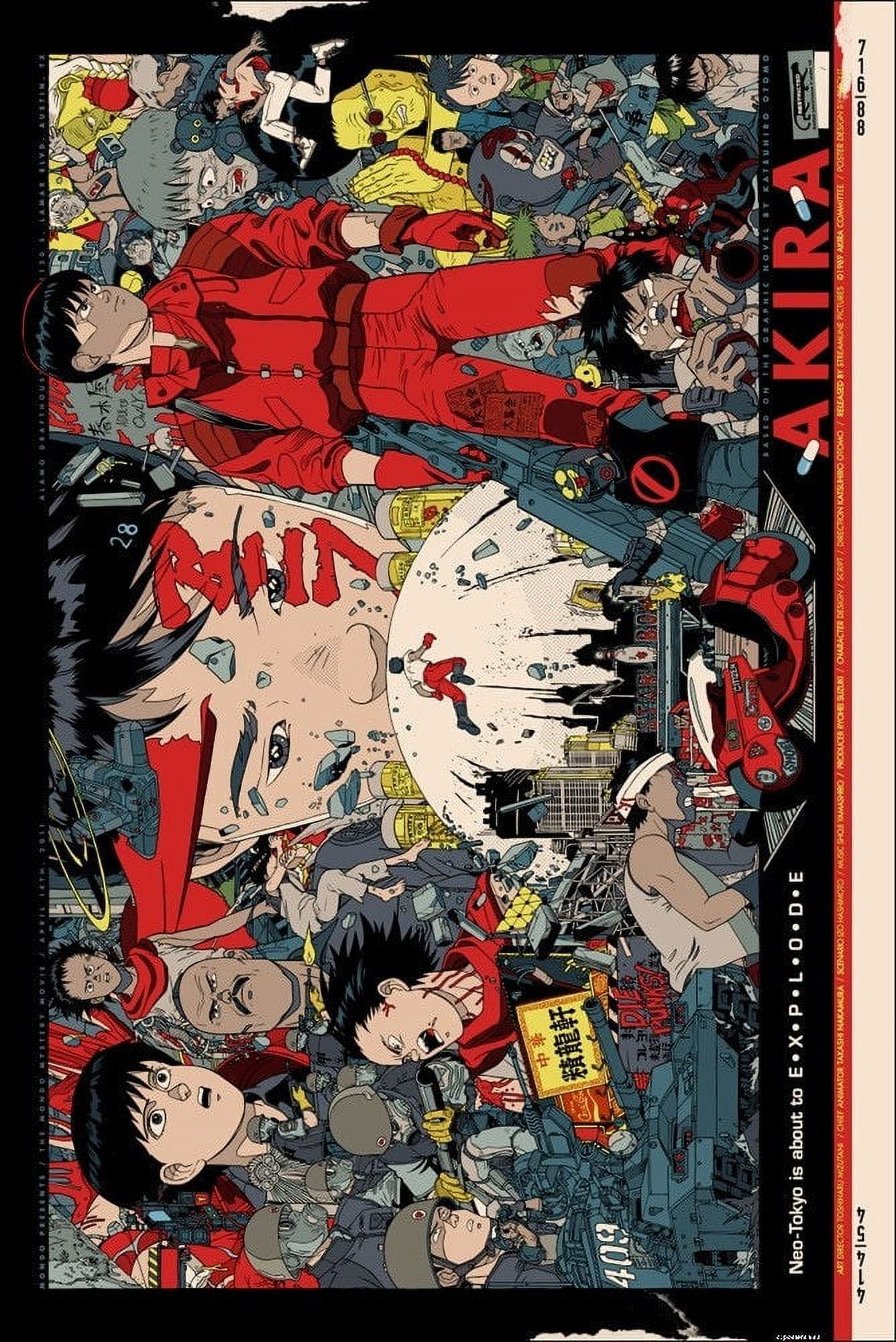Akira Movie Metal Sign 8inx 12in Art Print on Metal 8x12 Multi-Color ...
