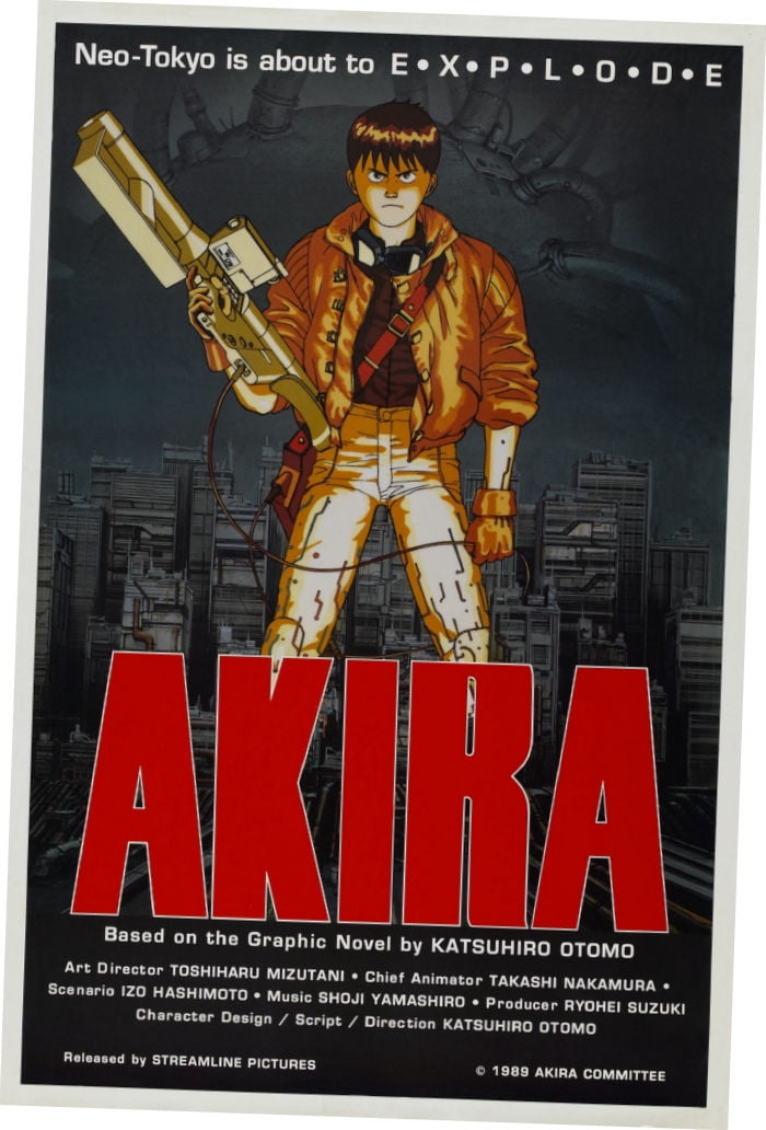 Akira Movie Poster Art Decor Art Poster 24x36 Unframed, Age: Adults, Rectangle Z Posters ...
