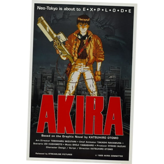 Akira Movie Poster Entertainment Decor Art Poster 24x36 Unframed, Age ...