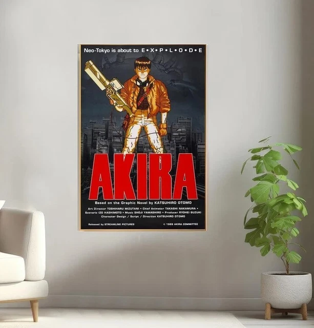 Akira Movie Poster, Wall Art Painting Living Room Bedroom Decor NO ...
