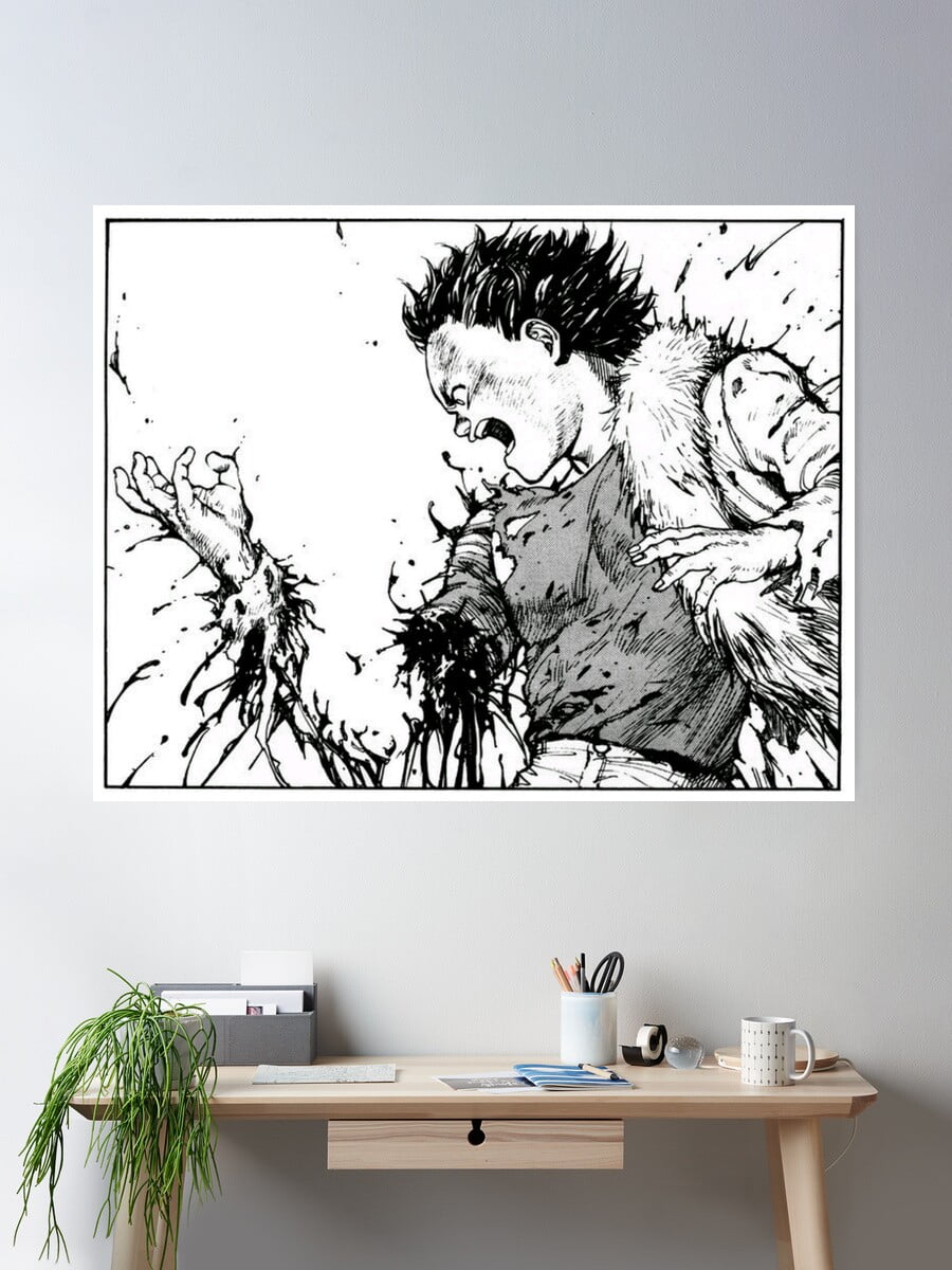 Akira Tetsuo Losing Arm Poster Wall Art Modern Wall Decor Wall Art Home ...