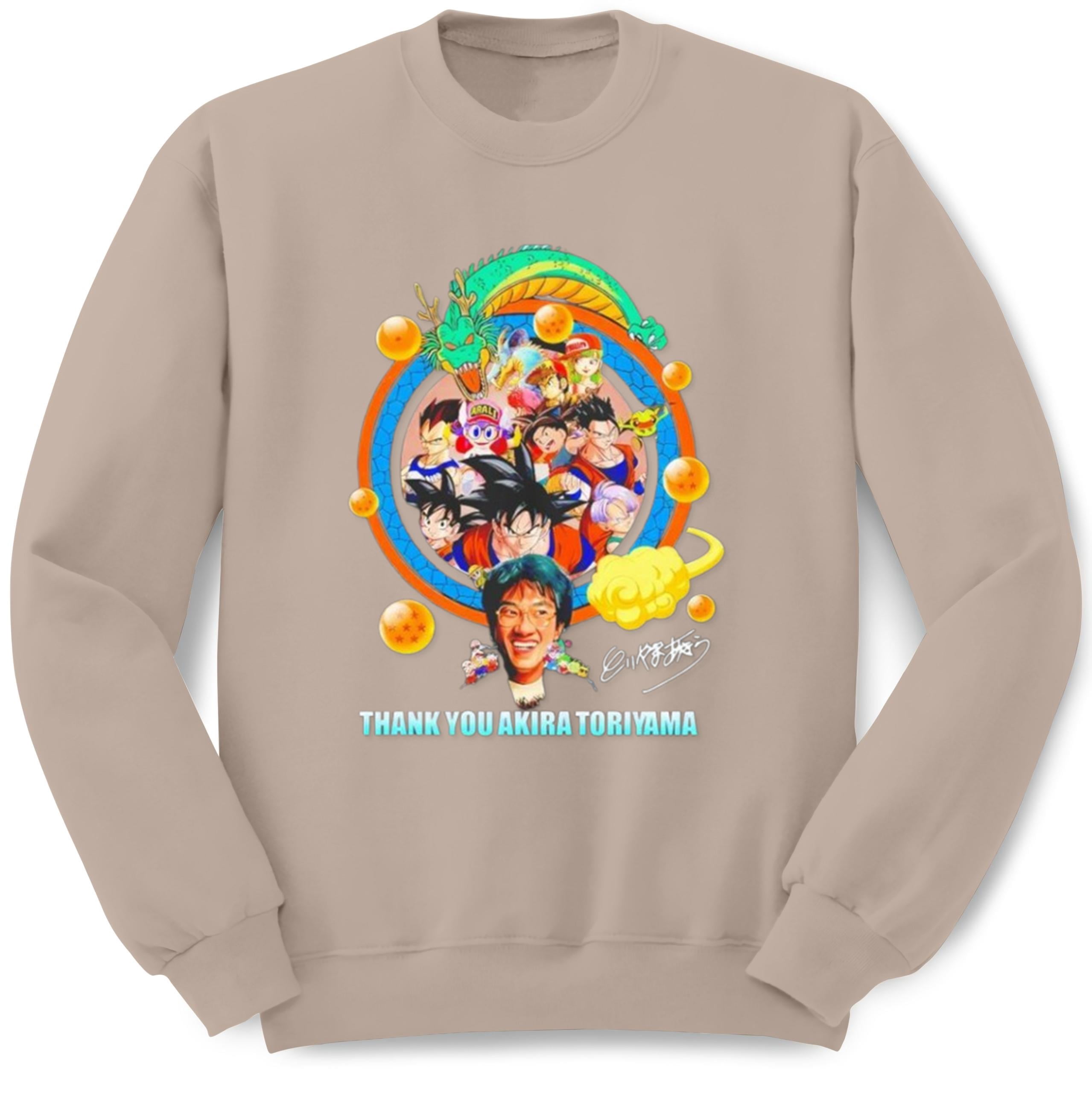 Akira Toriyama Dragon Ball Z thank You signature shirt - Walmart.com