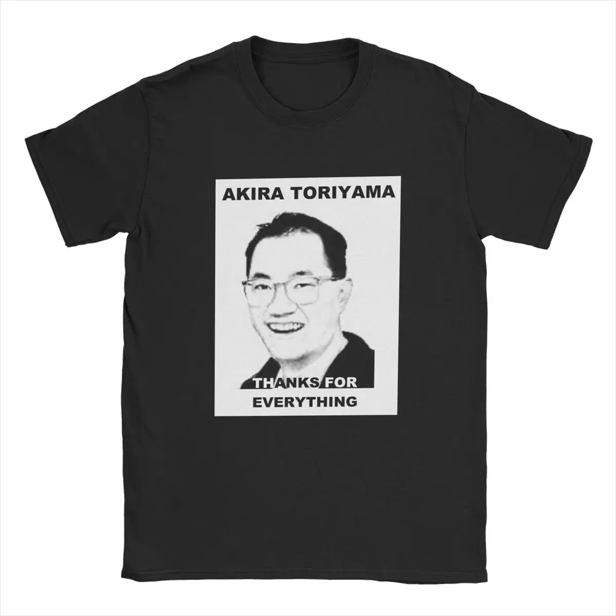 Akira Toriyama Praise T Shirt for Men Cotton Cool T-Shirt Round Collar ...