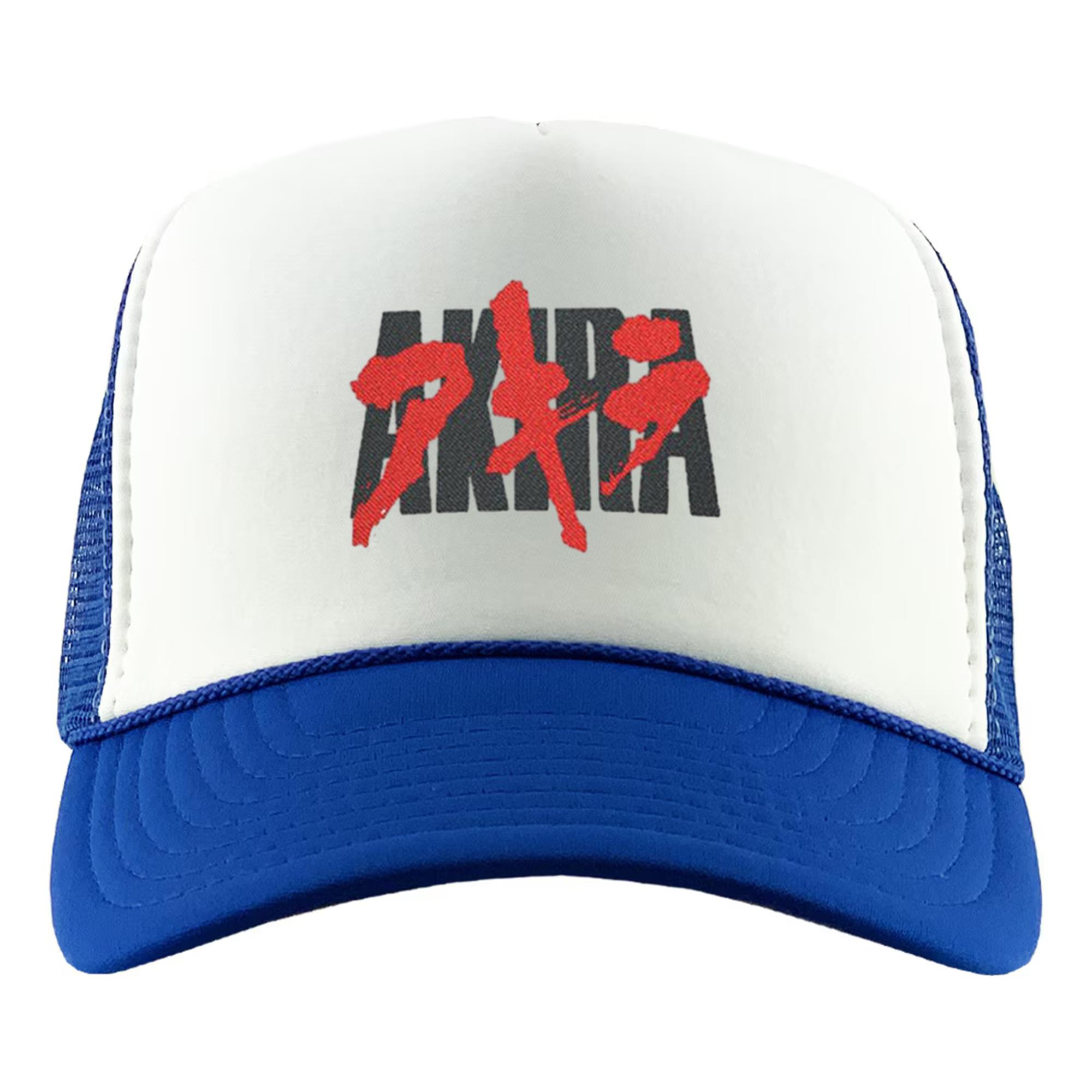 Akira retro 90s anime embroidered snapback trucker hat - Walmart.com