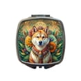 Akita Dog French Bohemian Art Travel Makeup Handbag Purse Small Pocket ...