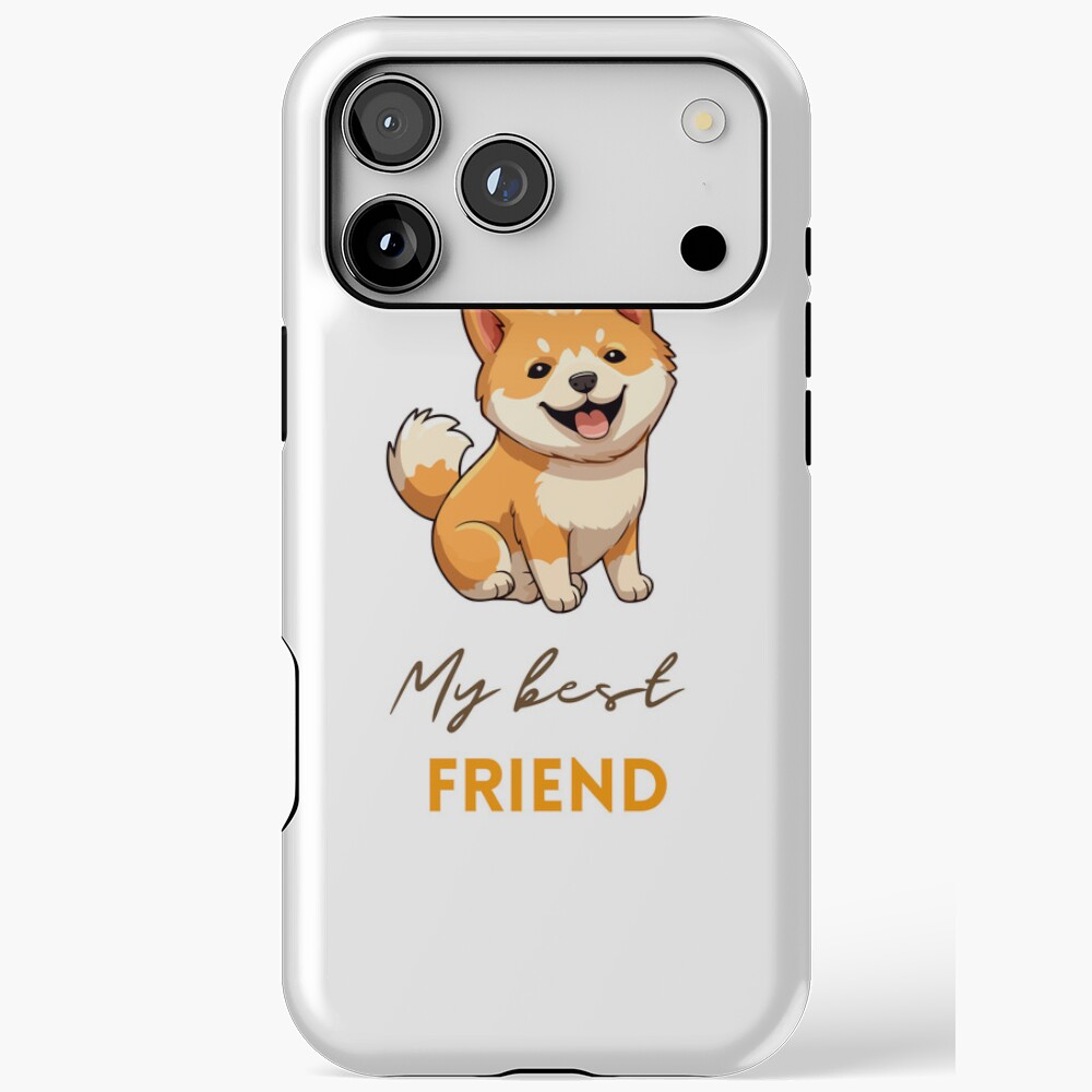 Akita Inu My Best Friend Dog Art iPhone Case 17 11 12 13 14 15 16 Pro ...