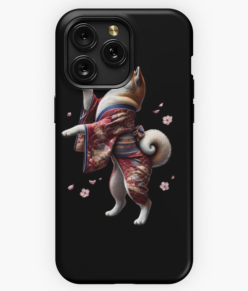 Akita Japanese Art Kimono Harajuku G3885 Phone Case for iPhone17 16 15 ...