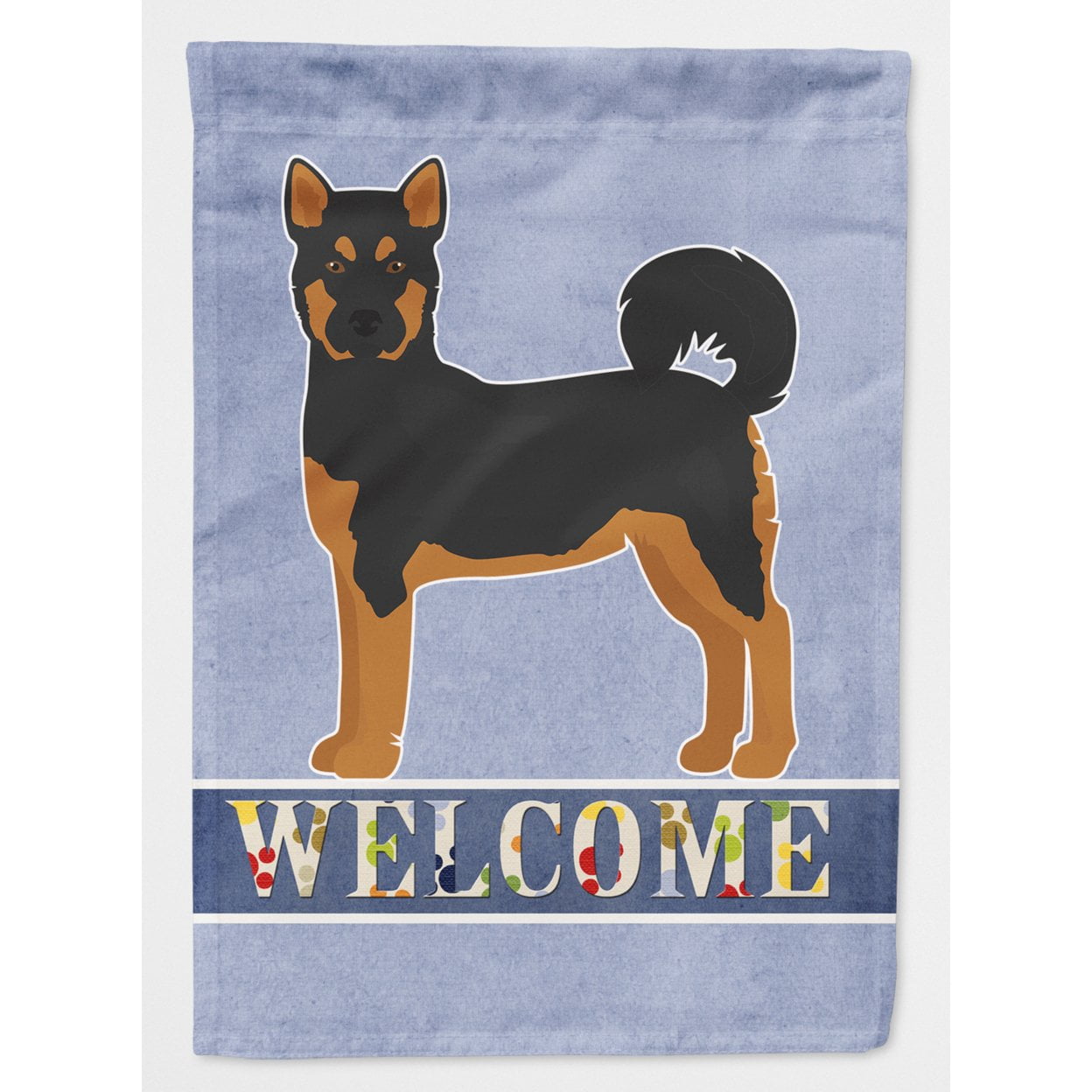 Akita Shepherd Black and Tan Welcome Flag Canvas House Size CK3704CHF ...