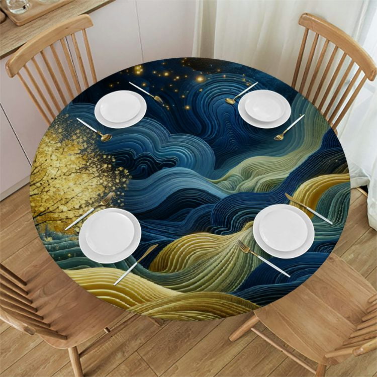 Akjvoe 3D Modern Canvas Art Mural Wallpaper Landscape in Dark Picture ...