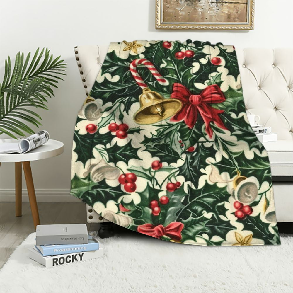 Akjvoe Blanket Throw Plush Print for Adult Women Men Boys Girls Soft ...