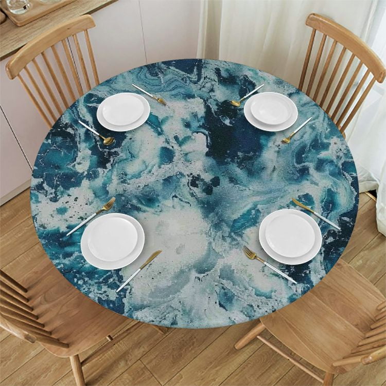 Akjvoe Elastic Edged Polyester Fitted Table Cover,Abstract Rock Texture ...