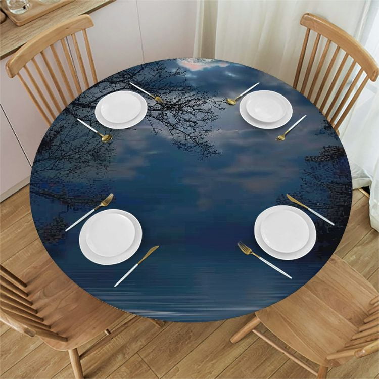Akjvoe Elastic Edged Polyester Fitted Table Cover, Spell Ceremony ...