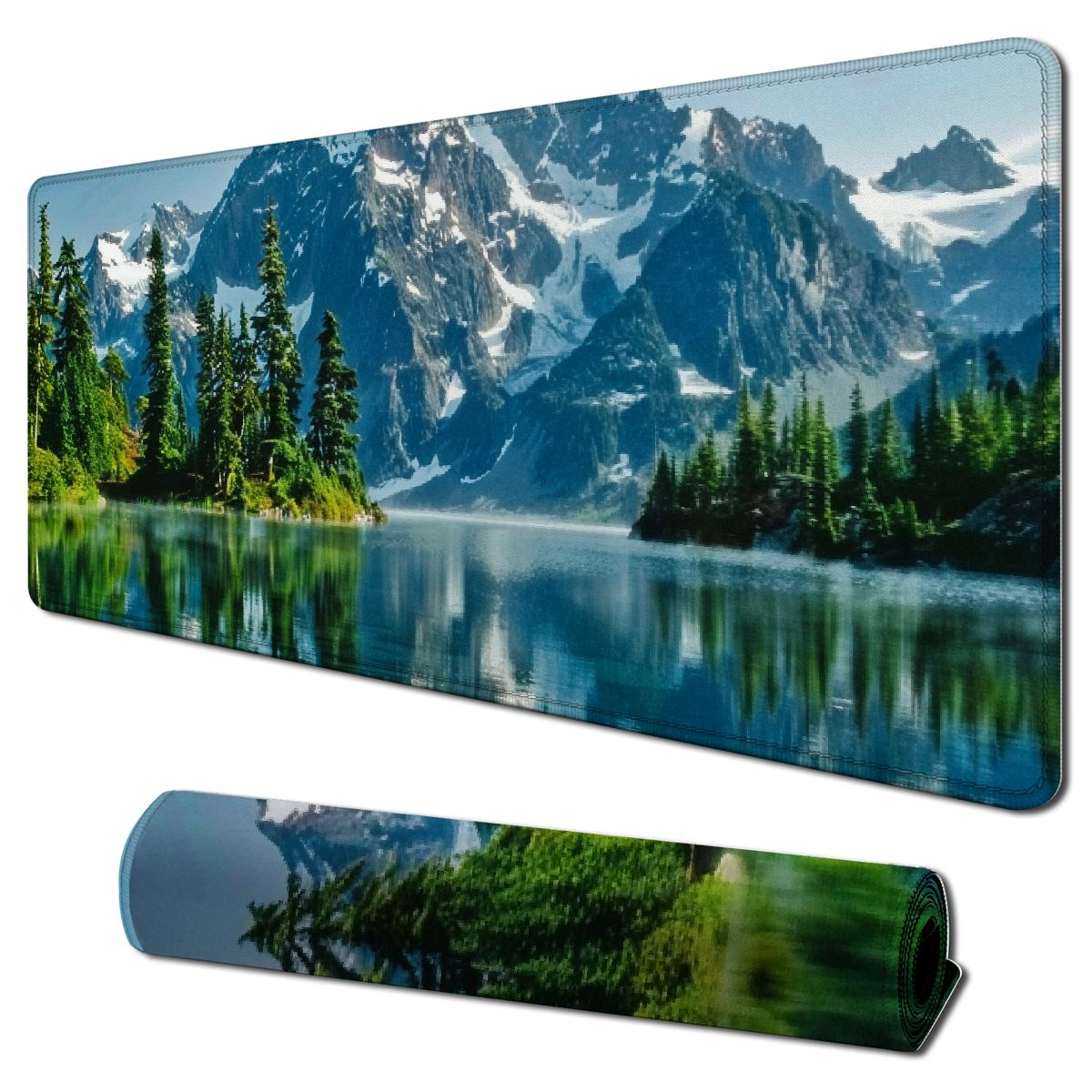 Akjvoe Gaming Mouse Pad Jungle Theme Mouse Pad Nature Scenery Large ...