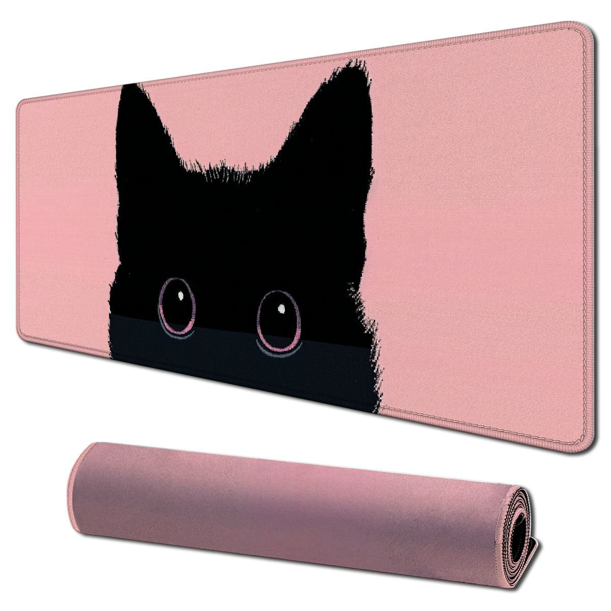 Akjvoe Large Mouse Pad, Pink Extended Gaming Mouse Pad, Desk Pad with ...