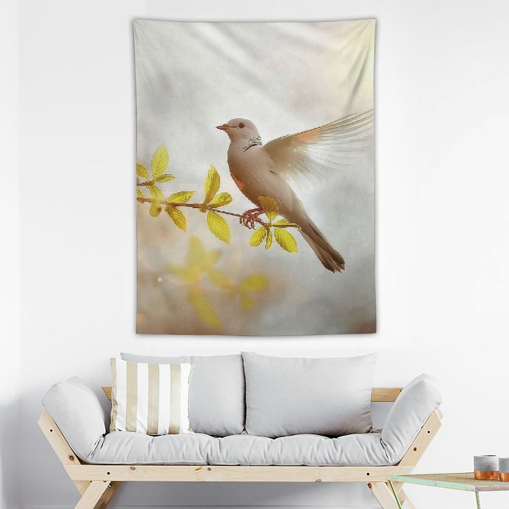 Akjvoe Peace Dove Tapestry White Bird Tapestries for Boys Teens Kids ...