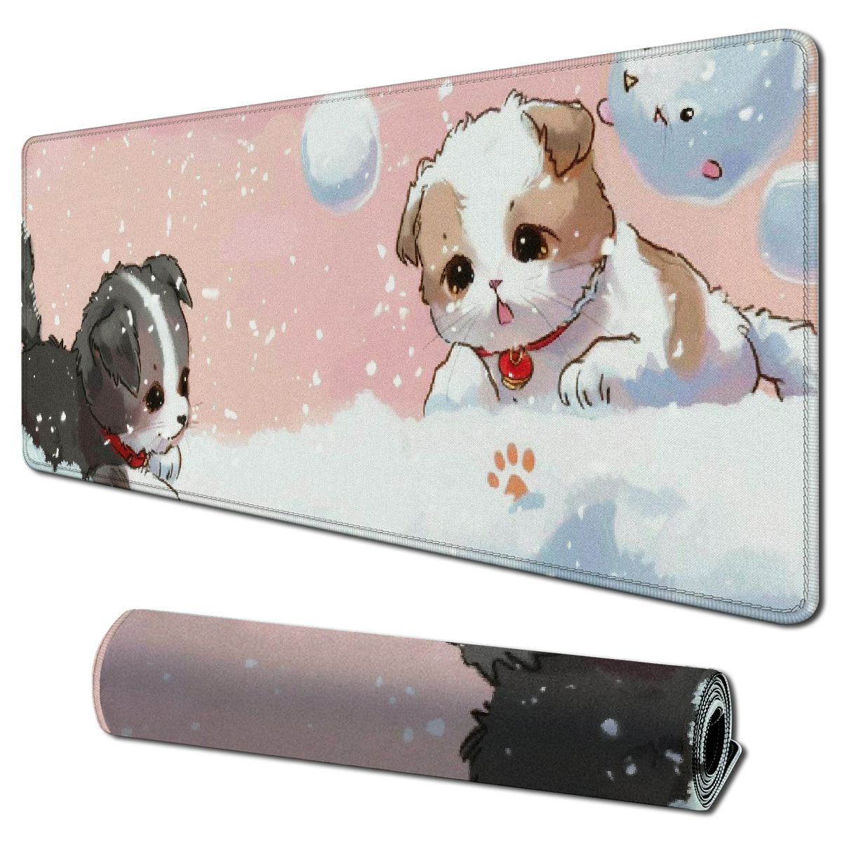 Akjvoe Pink Gaming Mouse Pad Gift for Women Cute Large Mouse Pad Extra ...