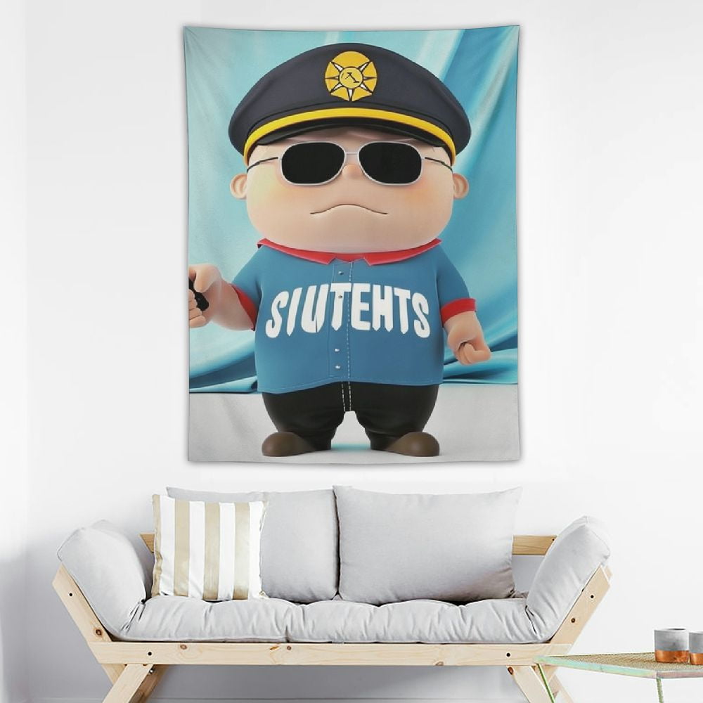 Akjvoe Respect My Authority Flag Funny Tapestry Living Room Bedroom ...