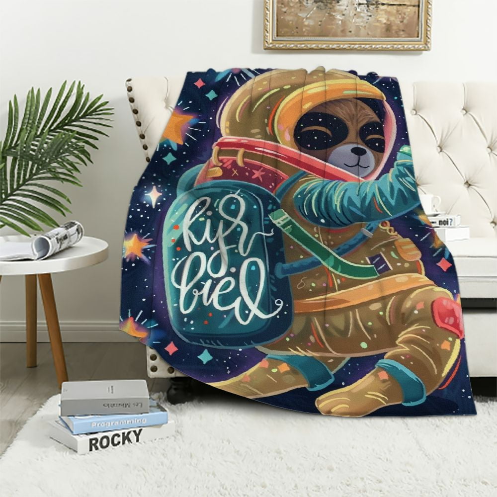 Akjvoe Sloth Blanket Sloth Gifts for Kids Flannel Lightweight Sloth ...