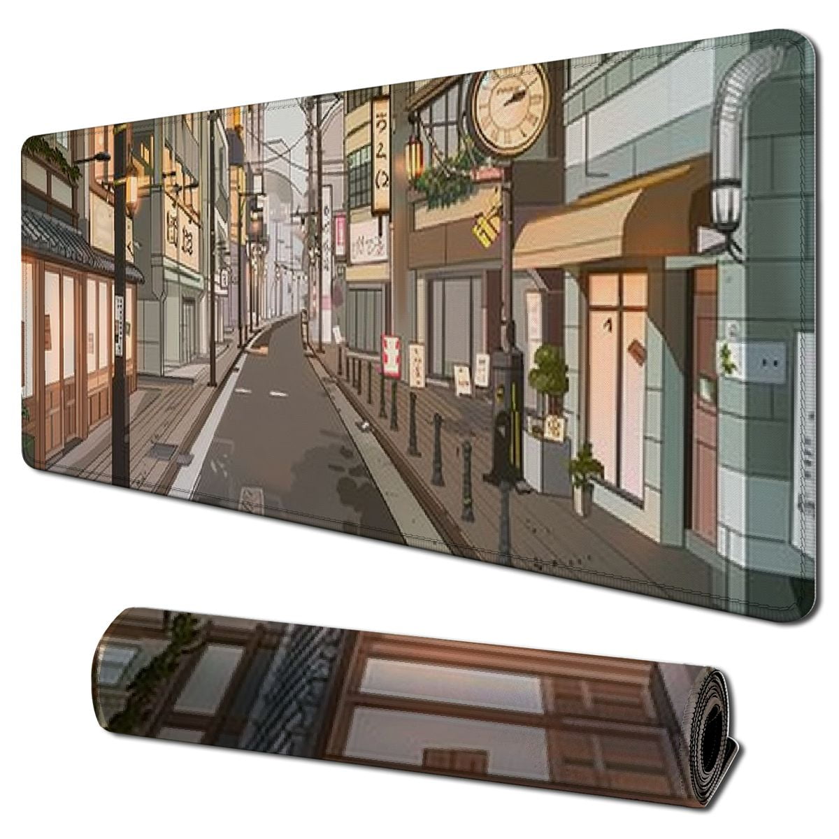 Akjvoe Tokyo Street Desk Mat Japanese Mouse Pad XL Large Gaming ...