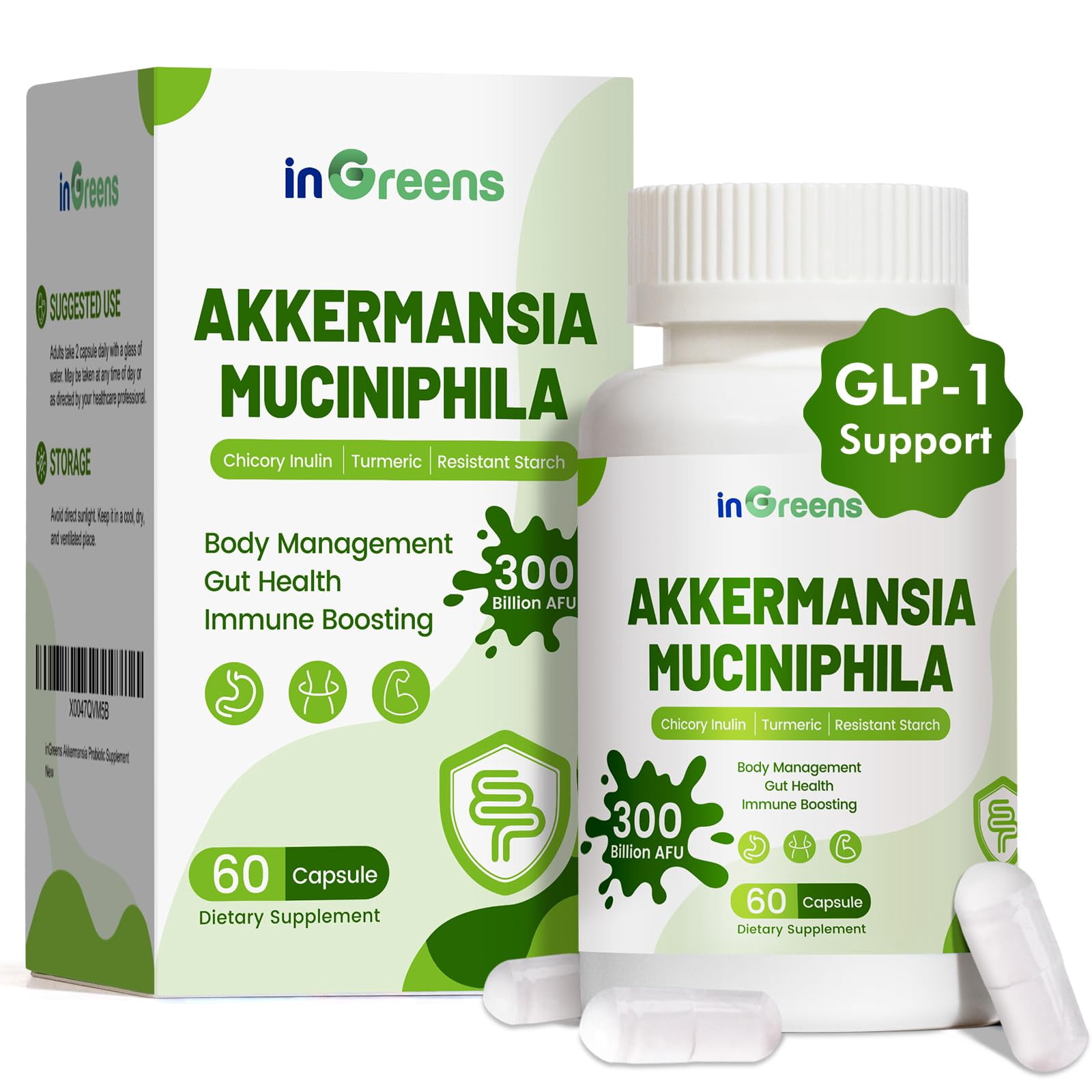 Akkermansia Muciniphila Probiotic for Gut Management - GLP-1 Boosting ...
