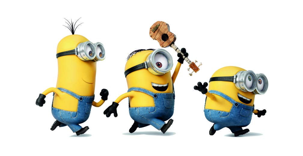 Akki World Musical Minions Wall Sticker Home Decorative Sticker Size 56 x 46 cm - Walmart.com