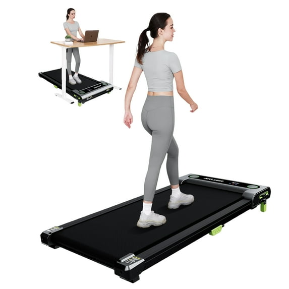 Akluer Walking Pad Treadmill with Manual Incline, 2.5 HP Under Desk ...