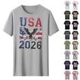 Akmaiox Graphic Tees for Women Summer 2026 Soccer US Canada Mexico ...