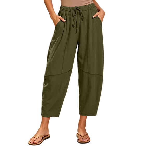 Akmaiox Sweatpants for Women Lightweight High Waist Drawstring Casual ...