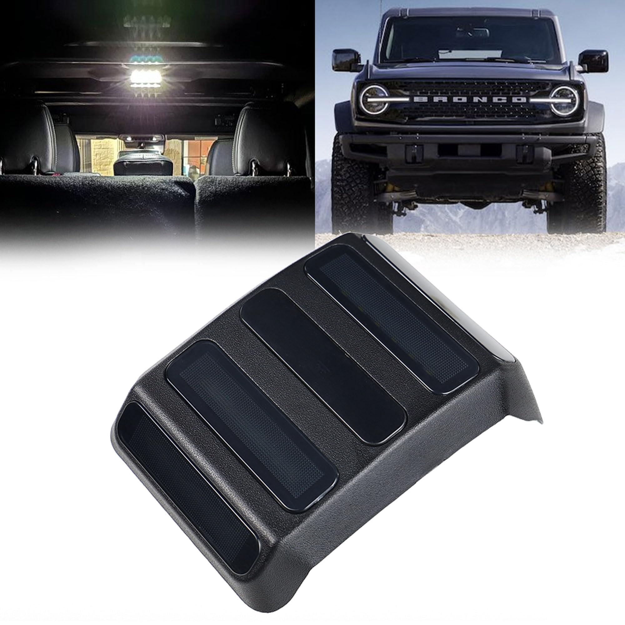 Akmties 4 Row LED AIF4 Reading light for Bronco 2021 2022 2023 2024 ...